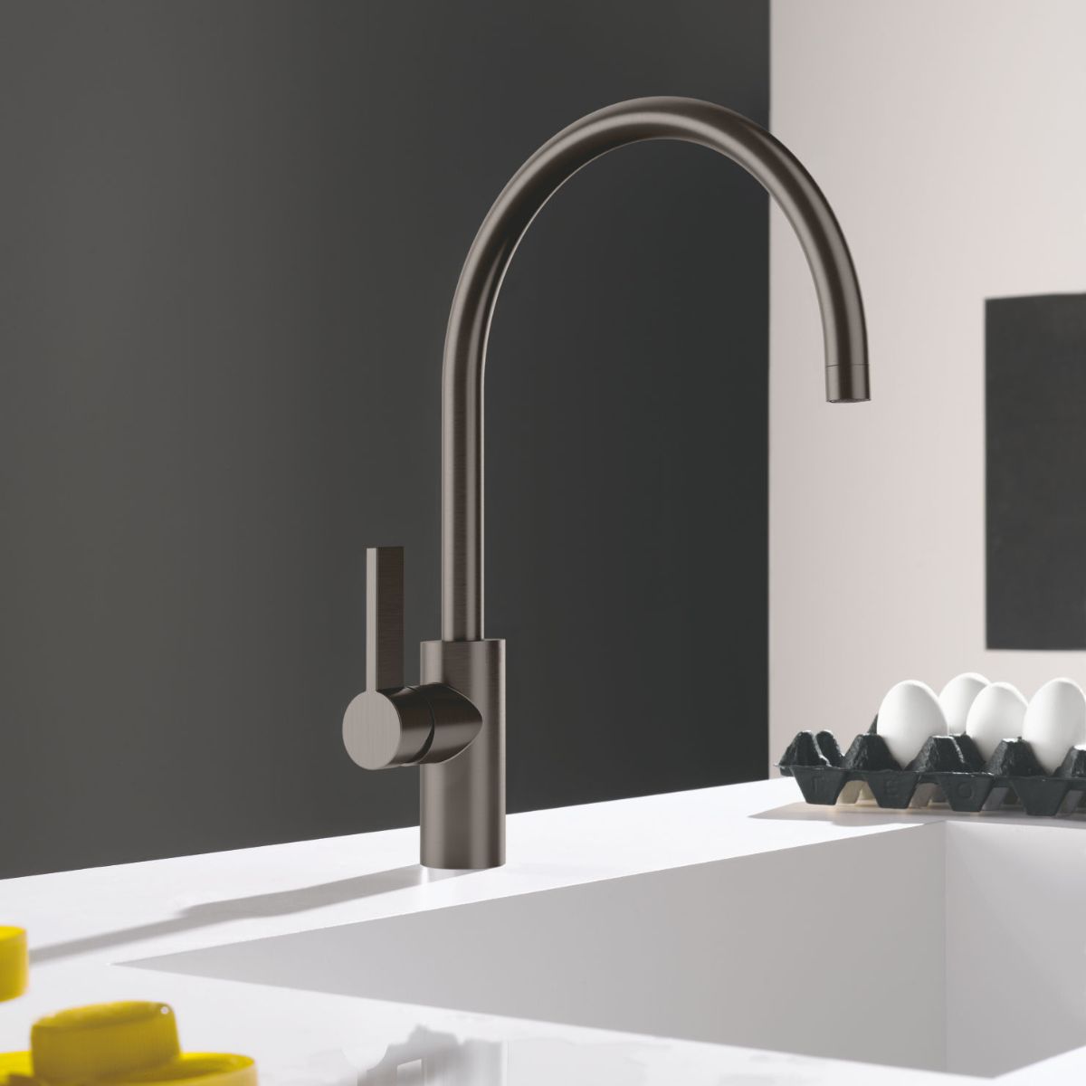 Tara Blandare Borstad mässing från Dornbracht | Kitchens.se