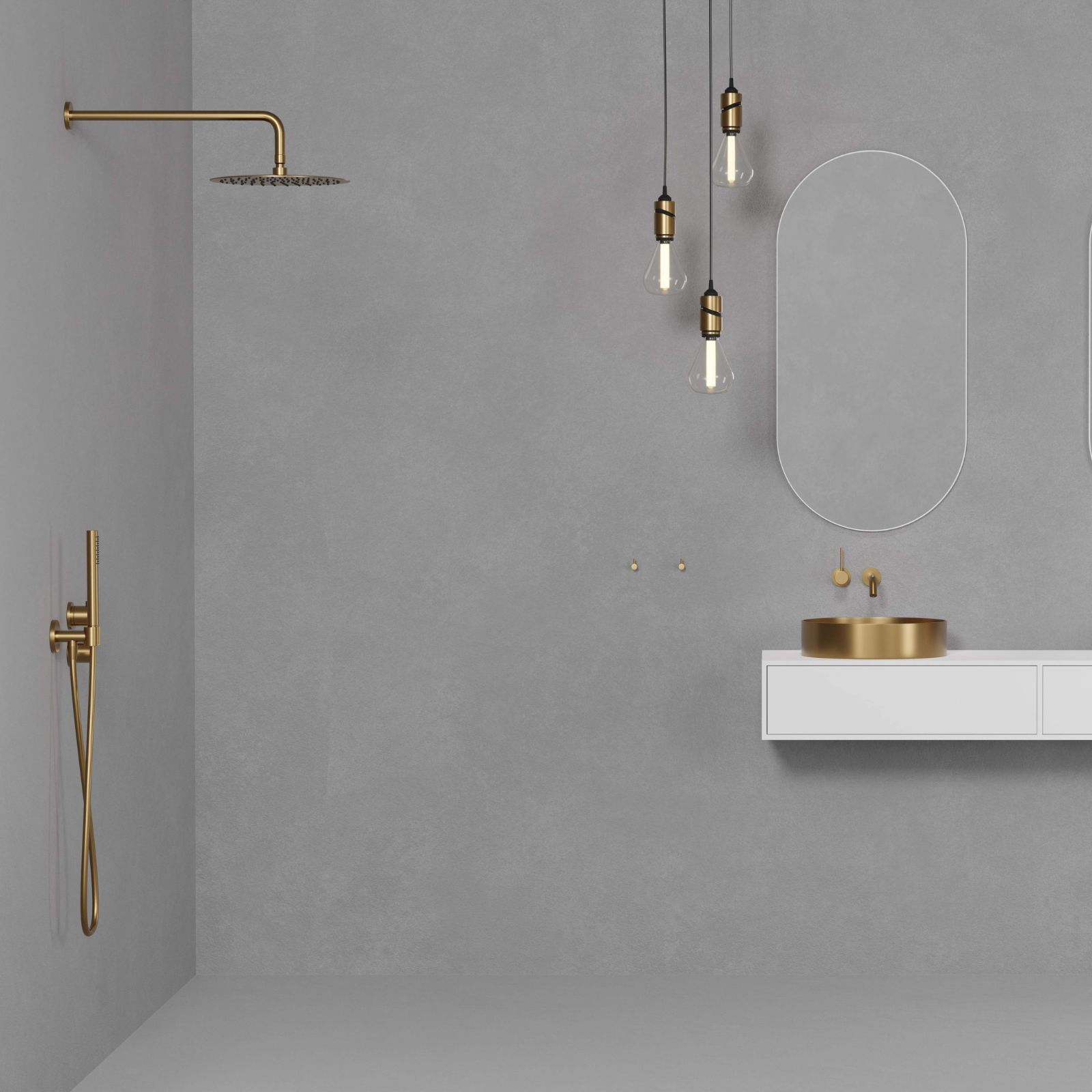 Scandtap Duschset Steel Harmonized 2x Sand | Kitchens.se