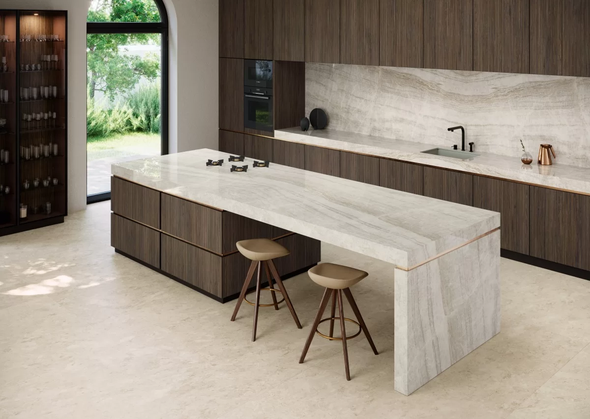 Porcelanosa Taj Mahal – Exklusiv Keramisk Bänkskiva med ...