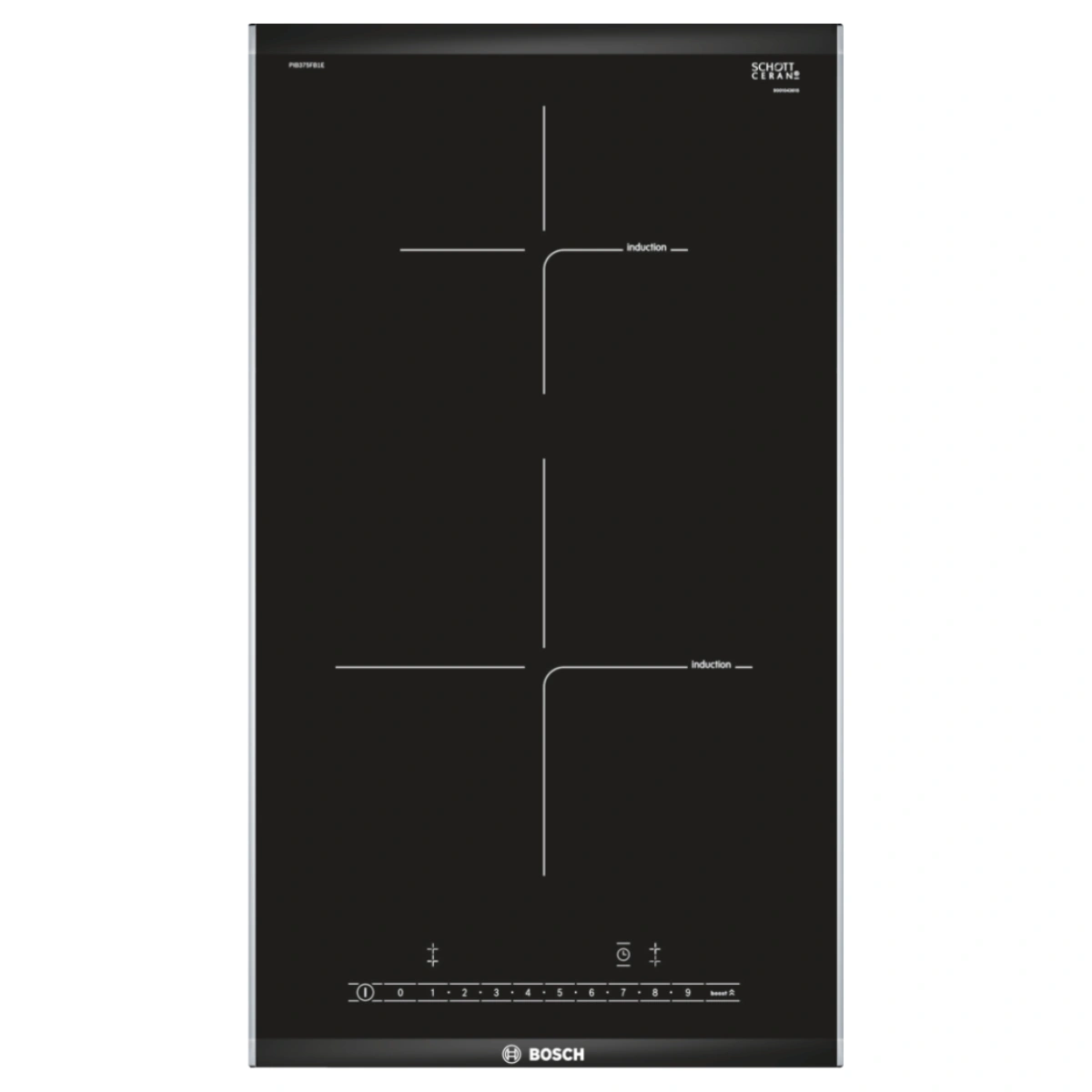 Bosch PIB375FB1E Serie 6 – 30 cm domino-induktionshäll med PowerBoost
