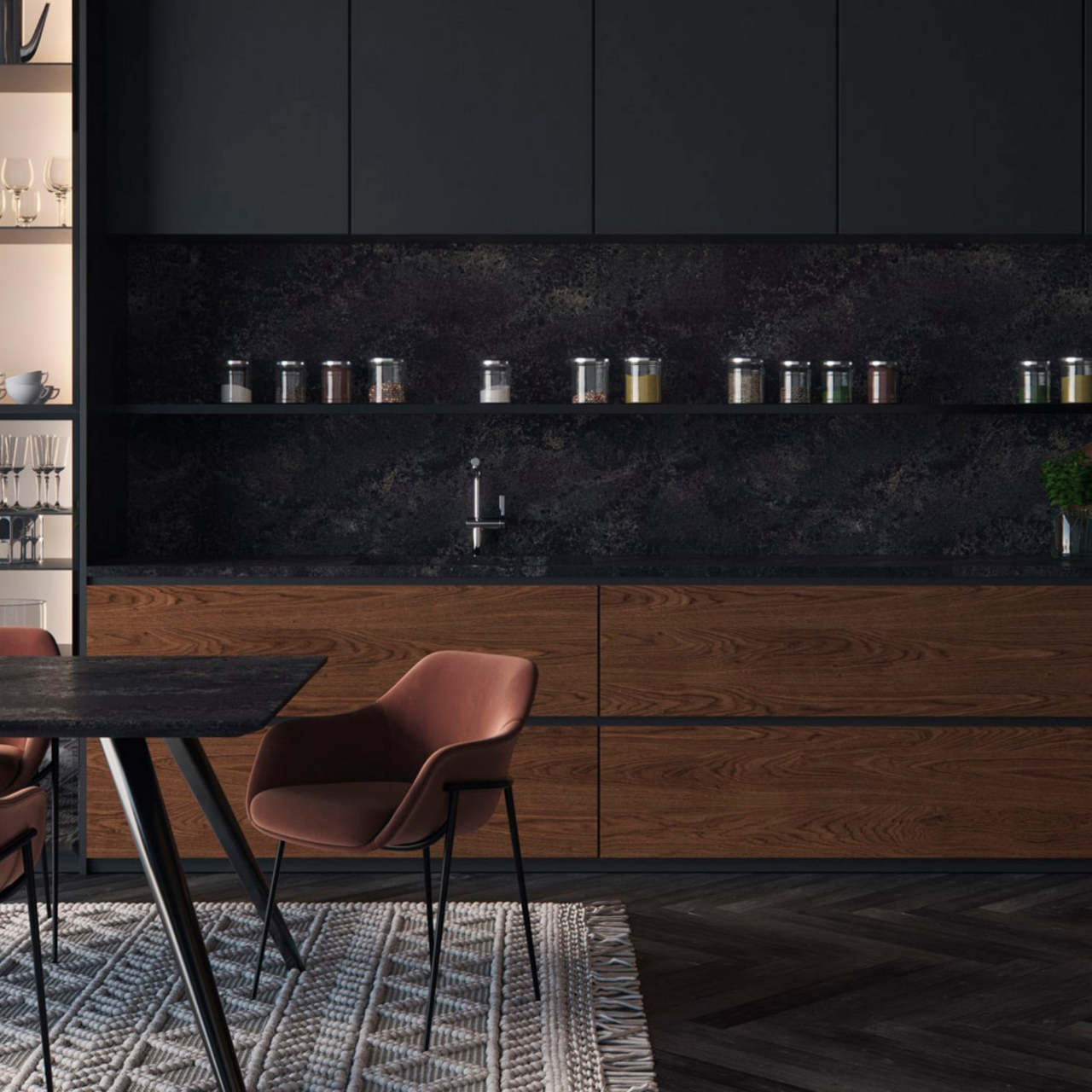 Upptäck mystiken hos Darcrest kvartssten | Kitchens.se