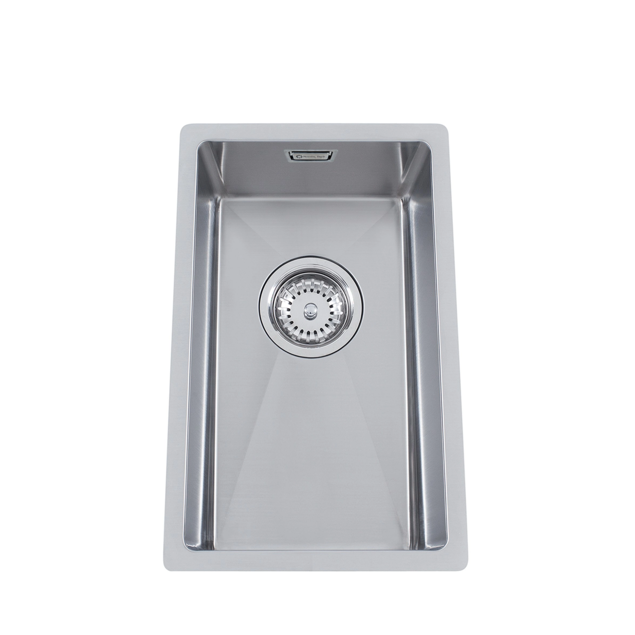 Nordic Tech Radius 230 X – Kompakt Diskho i Rostfritt Stål med Blandarhål I Kitchens.se